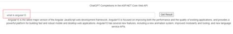 Chatgpt Completions In Net Core Web Api And Angular 15