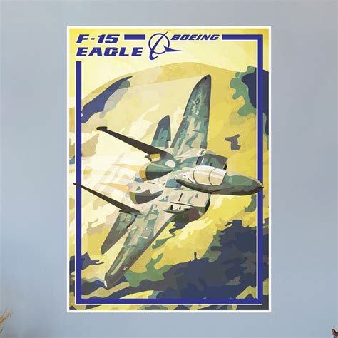 F 15 Eagle Artwork Poster Flightposterstore