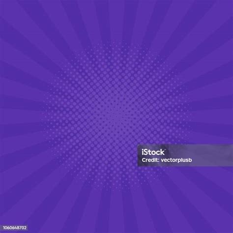 밝은 보라색 광선 배경입니다 만화 팝 아트 스타일 벡터 일러스트 레이 션 보라색에 대한 스톡 벡터 아트 및 기타 이미지 보라색 공란 광선 Istock