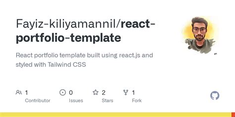 Github Fayiz Kiliyamannilreact Portfolio Template React Portfolio