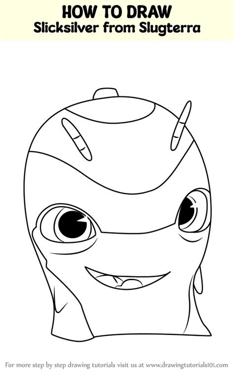 How To Draw Slicksilver From Slugterra Slugterra Step By Step DrawingTutorials101 Com