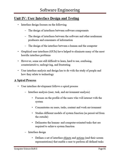 Unit Iv Pdf Software Testing Graphical User Interfaces