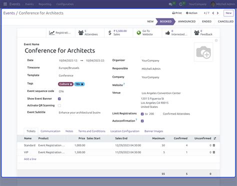 Odoo Event All In One Webkul
