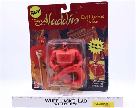 Evil Genie Jafar Disneys Aladdin 1992 Arcotoys Mattel Action Figure New Mosc Wheeljacks Lab