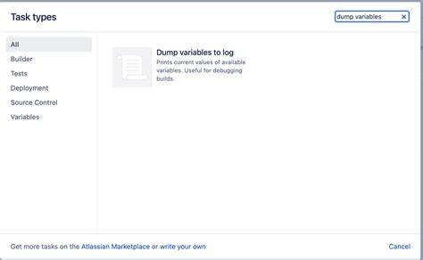 How To Print Environment Variables In The Build Logs Bamboo Atlassian Documentation