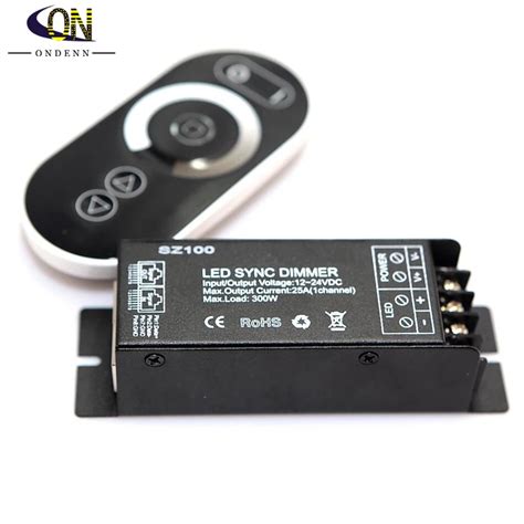 RF Led Touch Dimmer A W Led SYNC Dimmer SZ For Led Stirp Light DC V In Dimmers From