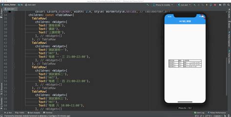 從零開始學 Flutter 程式設計Table 表格佈局