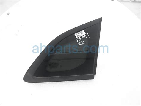 2024 Chevy Trax Passenger Quarter Window Glass 42843679