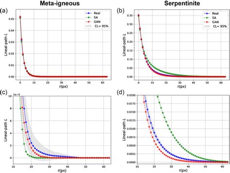 The Average Lineal Path Functions L Calculated From Real Blue Download Scientific Diagram