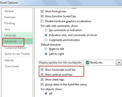 How To Hide Horizontal Scrollbar In Excel Domainptu