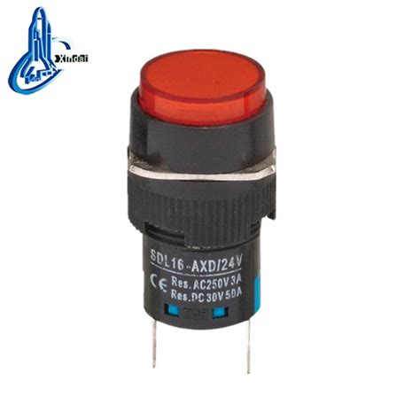 Xdl16 Axd Pushbutton Mini Led Light Push Button Light Led Push Light Switch Push Button Switch