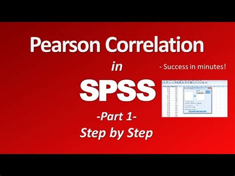 Pearson Correlation Spss