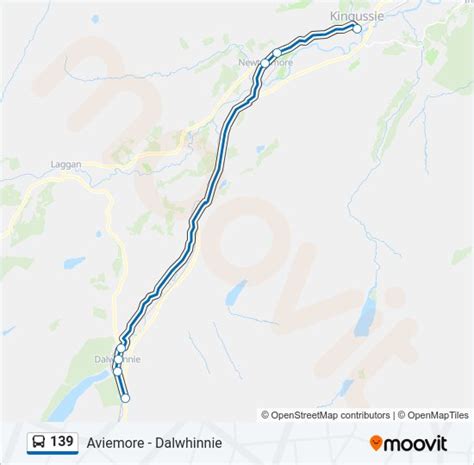 139 Route Schedules Stops And Maps Kingussie Updated