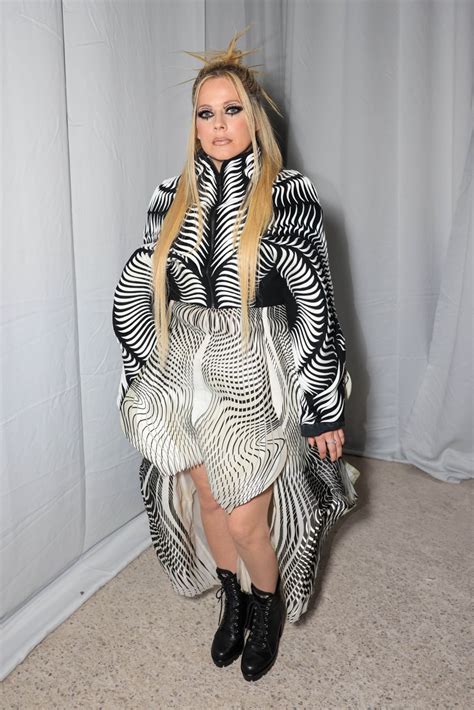 AVRIL LAVIGNE At Iris Van Herpen Haute Couture Fall Winter Show In Paris