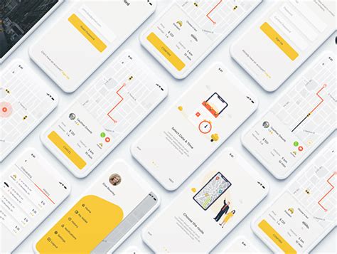 Quber Taxi App Ui Ki Behance
