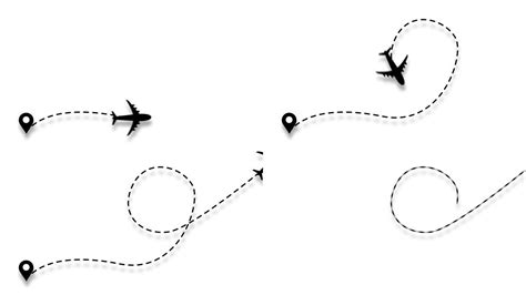 飞机路线路径视频飞机飞行路线的起点和白色背景上的虚线轨迹视频素材下载编号15810179光厂vj师网