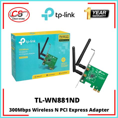 Tp Link Tl Wn881nd 300mbps Wireless N Pci Express Adapter Lazada Indonesia