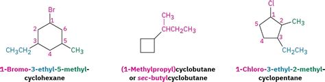 41 Naming Cycloalkanes Chemistry Libretexts