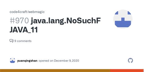 java lang nosuchfielderror java 11 · issue 970 · code4craft webmagic · github