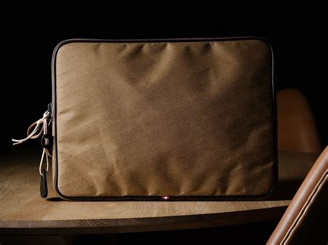 This Content Laptop Case By Hardgraft Has A Classic Construction