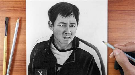 How To Draw GI HUN Player From Squid Game YouTube