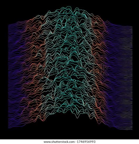 Generative Art Data Visualization Simplex Noise Stock Vector Royalty Free 1746956993