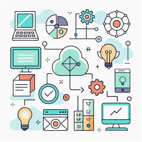 Connecting Ideas Technology For Growth Innovation Premium Ai Generated Vector