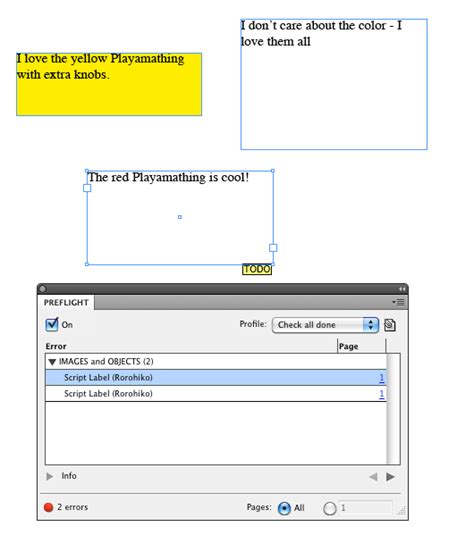 How And Why To Use Script Labels In Indesign Rorohiko Workflow Resources