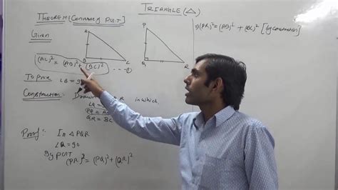 Proof For Converse Of Pythagoras Theorem Hindi Ncert 10th Class