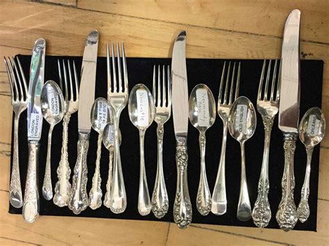 Vintage And Antique Sterling Silver And Silver Plate Flatware Patterns