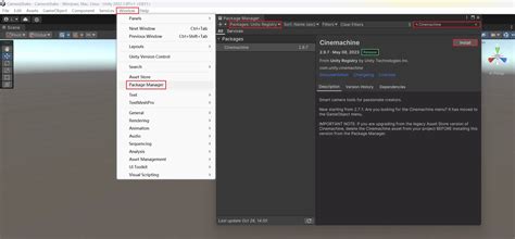 【unity】基于cinemachine的震屏效果（基础向） 哔哩哔哩
