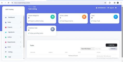 Cloud Base Correspondence Tracking System In Pakistan