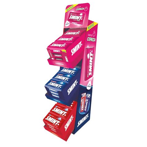 Display Lot Smint Tin Pack Cherry 30 6 Ref 08404979