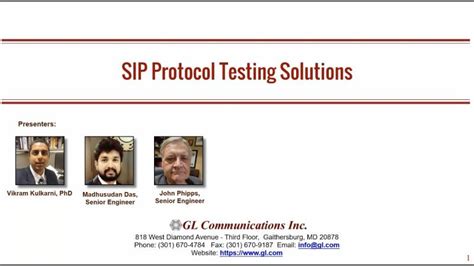 Gl Communications Inc On Linkedin Sip Protocol Testing Solutions