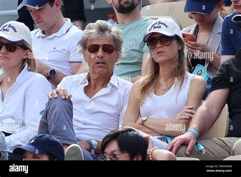 Paris France 10th June 2023 Guy Lagache Emilie Therond In The