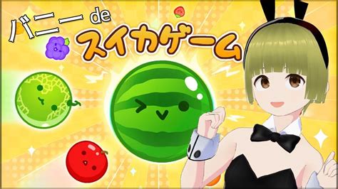 【スイカゲーム】バニーdeスイカゲーム♪🍉🍈🍑🍊🍓🐤 【vtuber ゲーム実況】 Youtube