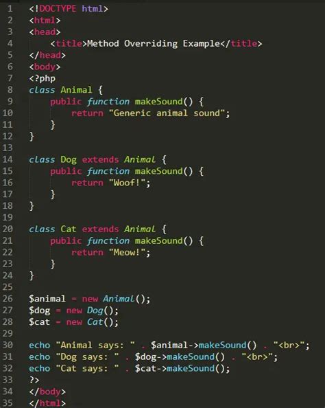 Understanding Polymorphism In Php With Examples