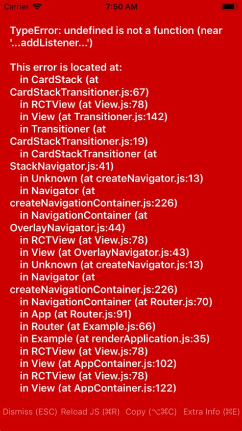 Update React Navigation Dependency To Release Version · Issue 2893