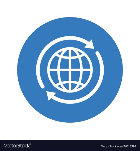 Global Communication Icon Royalty Free Vector Image