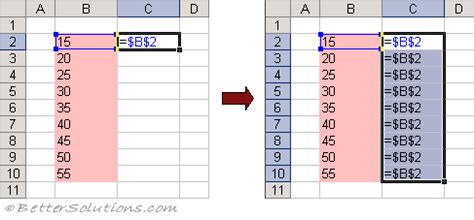 Excel Formulas Copying