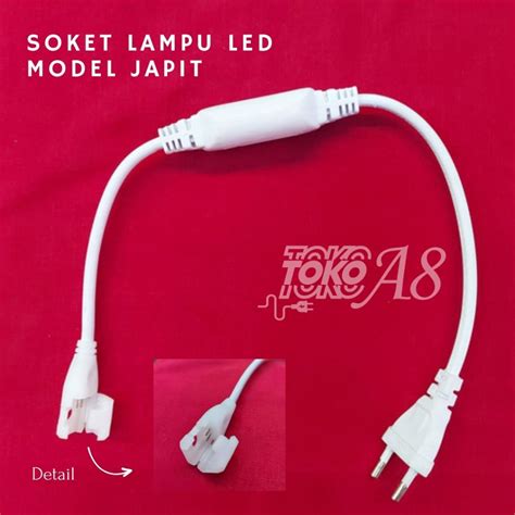 Jual Soket Lampu Led Strip Model Japit Shopee Indonesia