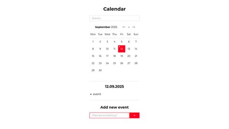 16 React Calendars Freefrontend