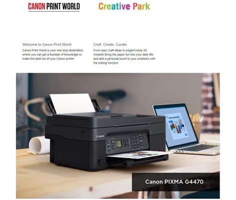 Canon Pixma G4470 Ink Tank All In One Wireless Multi Function Copy