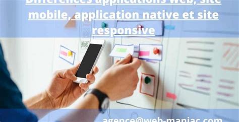 Différences Application Mobile Site Mobile Application Web Et Appli