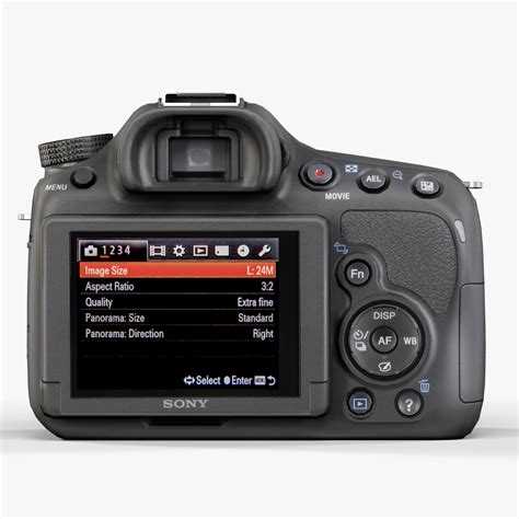 Sony Slt A58 Dslr Camera Kit Dt 18 55mm F 3 5 5 6 Sam Ii Lens 3d Model 58 Dae Fbx Max Ma
