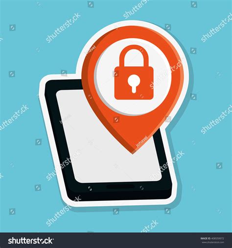Security System Icon Over White Background Stock Vector Royalty Free 408559972