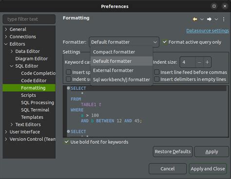 Mysql Formatter How To Make Beautiful Code