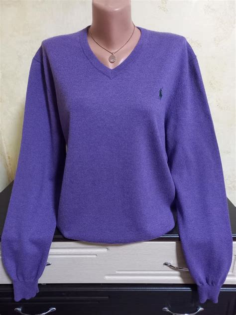 Светр пуловер Polo Ralph Lauren 100 шерсть мериноса оригінал M L — ціна 629 грн у каталозі