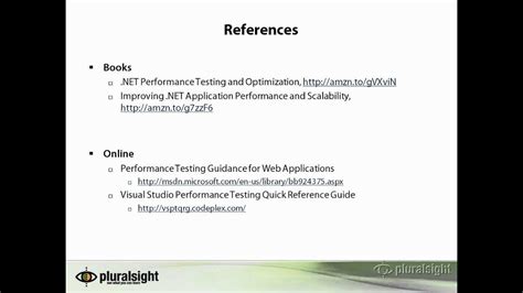 Introducing Web Performance Tests With Vs2010 Summary Video 8 Youtube