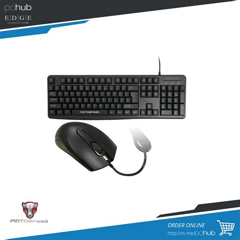 Pchub [km Combo] Motospeed S102 Black Combo Keyboard Mouse Black Lazada Ph